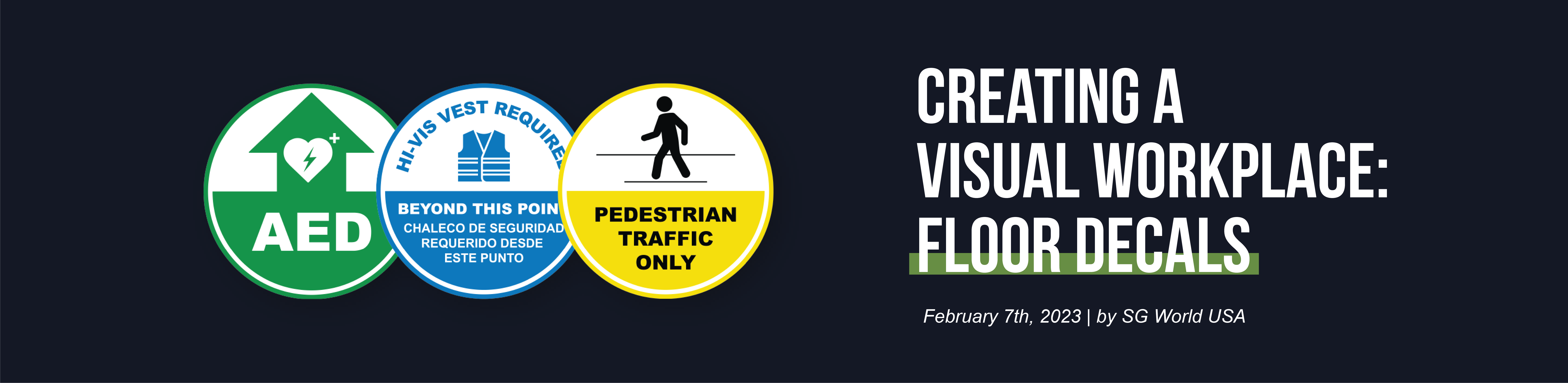 Creating a Visual Workplace: Floor Decals