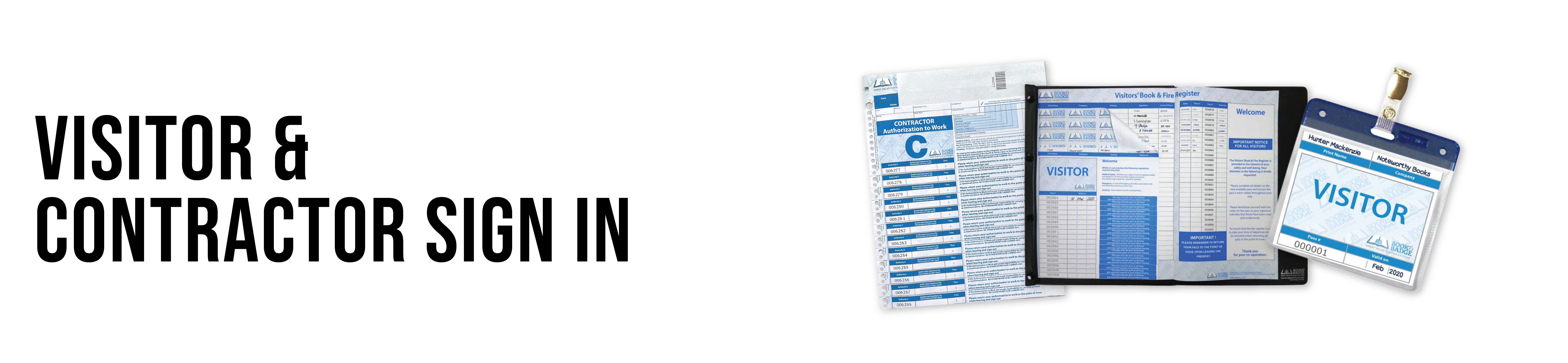 Book & Badge Visitor & Contractor Sign-in