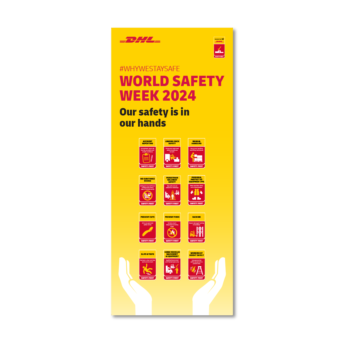 World Safety Week 2024 Roll Up Banner