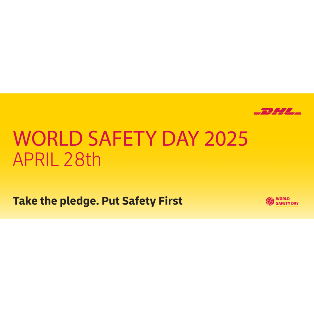 DHL World Safety Day 2025 Banner