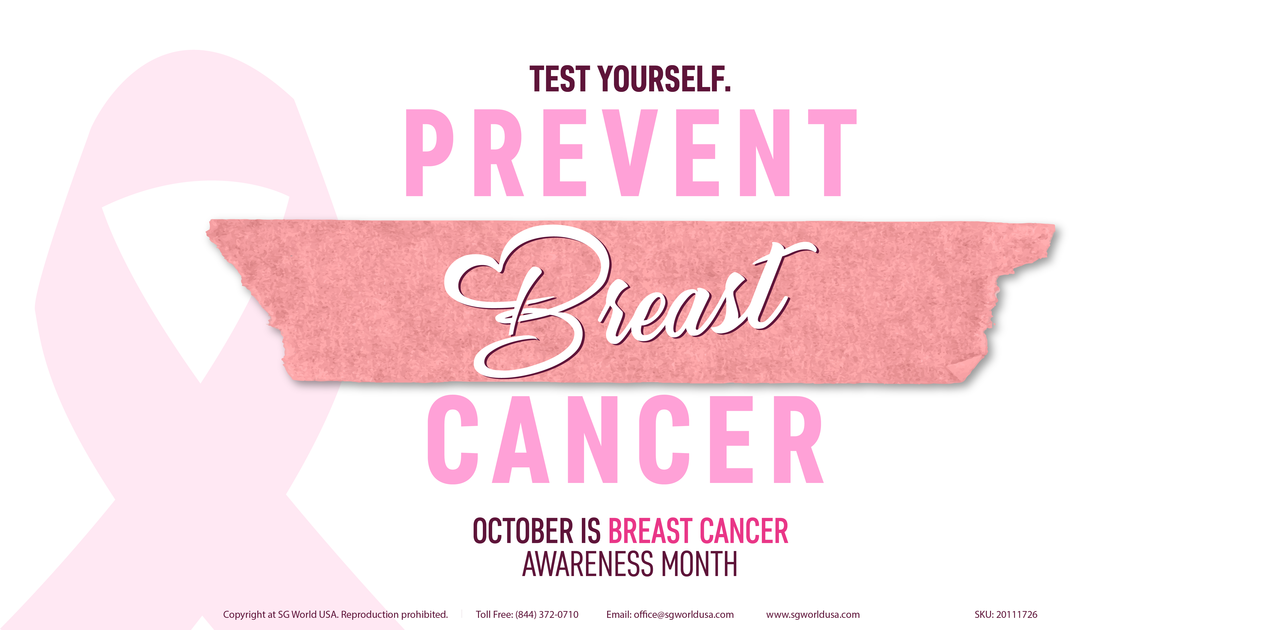 Prevent Breast Cancer Awareness Banner