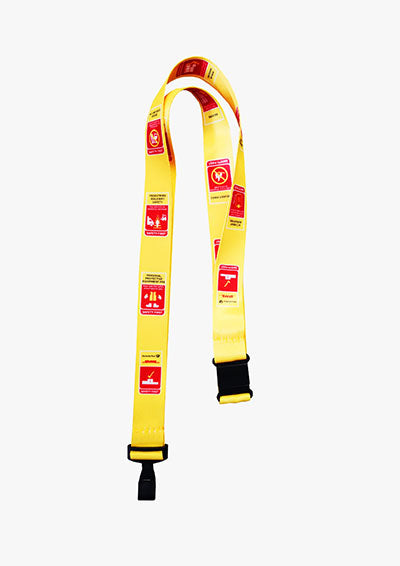 DHL Safety First Rules Lanyard - Branded - Pack of 10