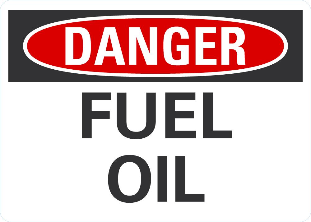DANGER FUEL OIL Sign LCU4-0317-NA_10X7