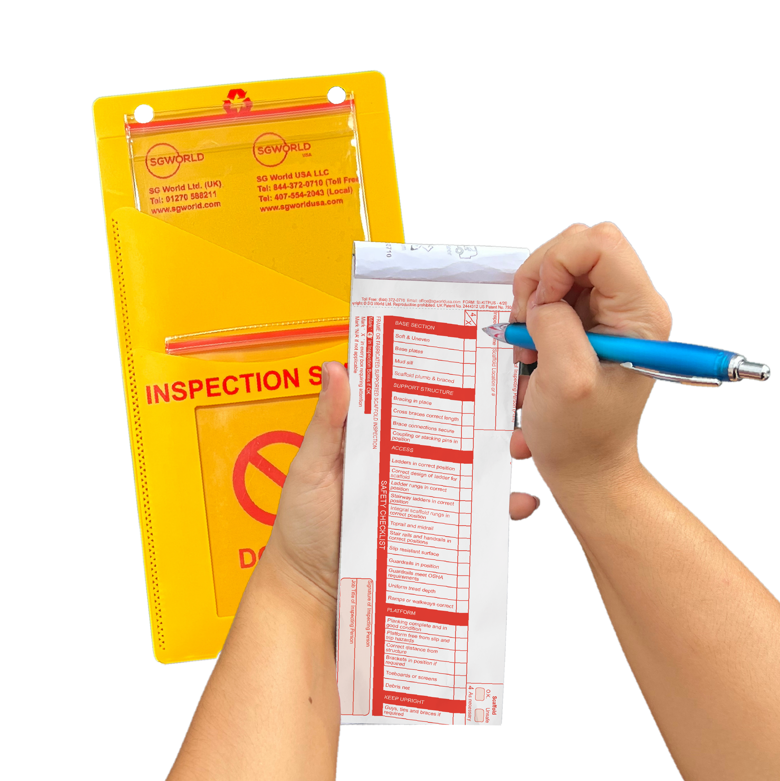 Scaffold Tag Inspection Checklist Solution Starter Kit